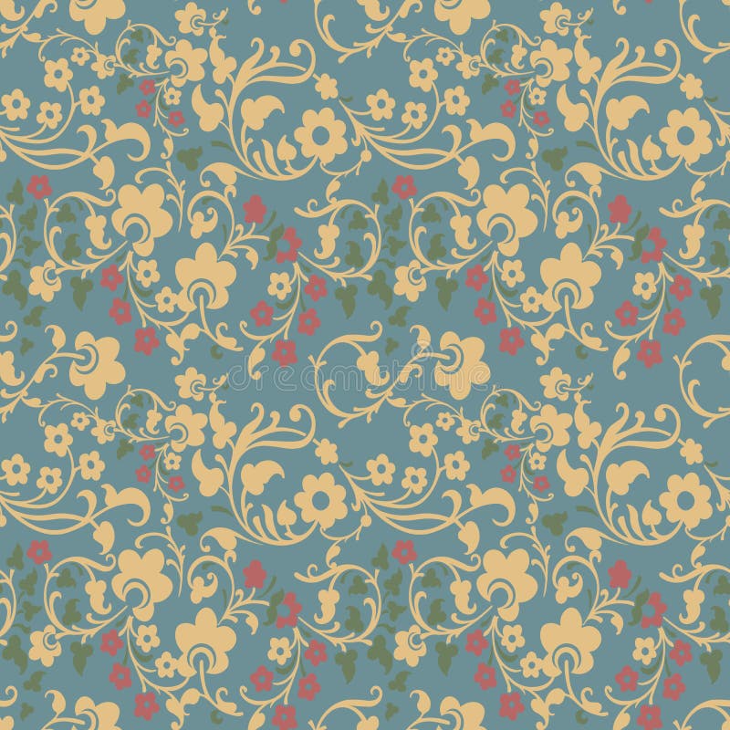 Mockup Seamless Pattern in Medieval Style Stock Vector - Illustration ...