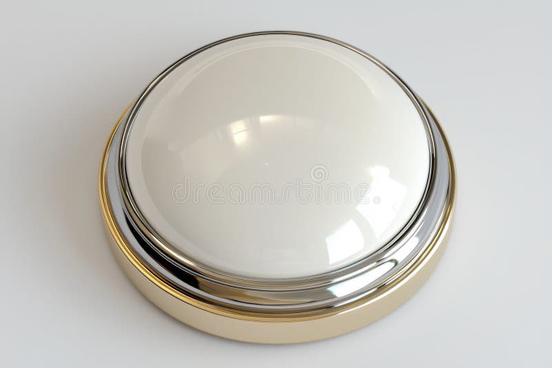 The Mockup Shows a Glossy Button Set Against a Clean White Backdrop ...