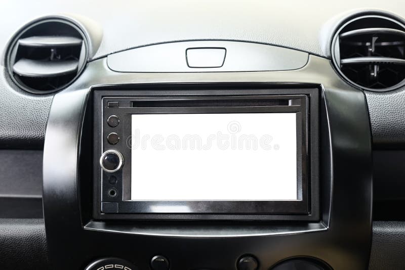 Smart Multimedia in-car Display with Hands-free Phone Control. Modern ...