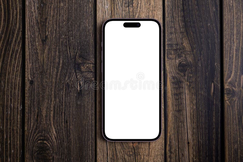 IPhone 12 Pro Max with Blank White Screen Stock Image - Image of iphone ...