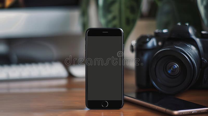 Mockup of a Smartphone Screen Displaying a Photography App Interface ...