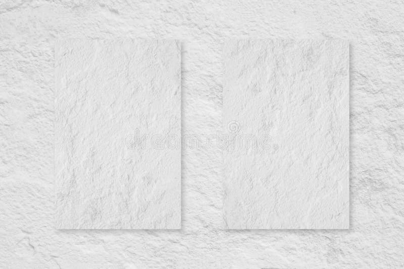 Mockup of Stone Frame Poster on White Concrete. Stock Photo - Image of ...