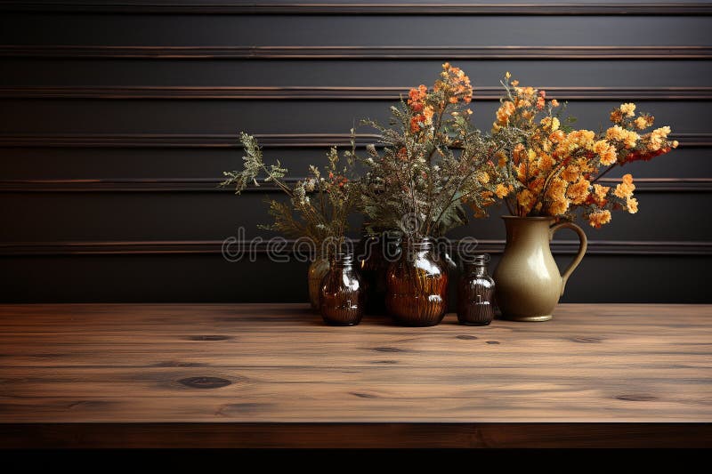 Ultra-realistic Table on a High-resolution Mockup Background. Stock ...