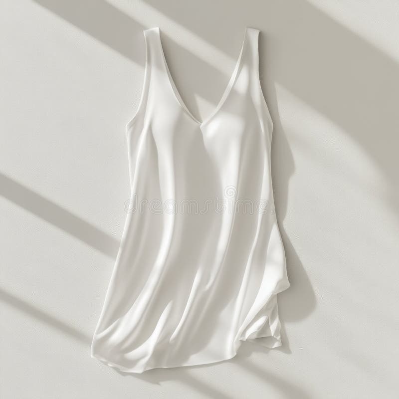 A Mockup of a Tank Top on a Minimalist Background, Mockup Image Stock ...