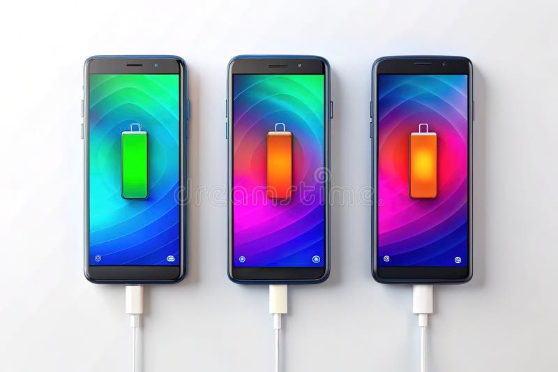 Comparing Android Smartphone Fast Charging Speeds a Mockup Showcase of ...