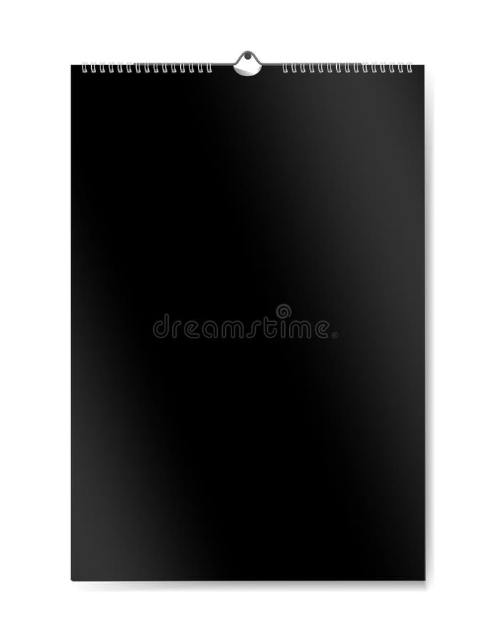 Mockup Wall Calendar on a Spring Illustration Isolated on a White ...