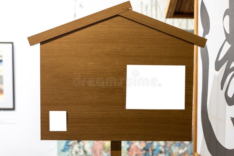 Mockup on the Wall with Space To Insert Your Text for Your Purposes ...