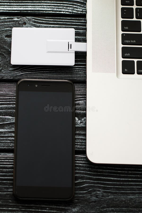 Mockup White Flash Memory Usb Card Stock Photo - Image of flash, disk ...