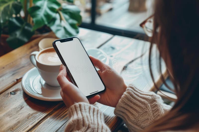 Mockup, Womans Hand Holding Using Mobile, Mobile App Design and ...