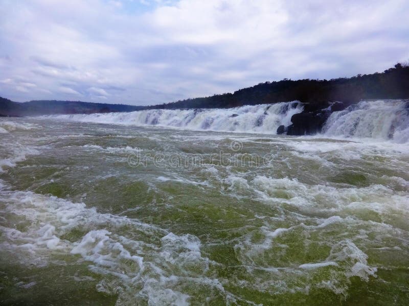 Mocona Waterfalls in Misiones Province, Argentina Stock Photo - Image ...