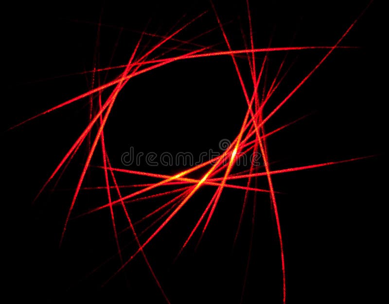 Modèle à Rayon Laser Rouge Abstrait Image stock - Image du espace ...