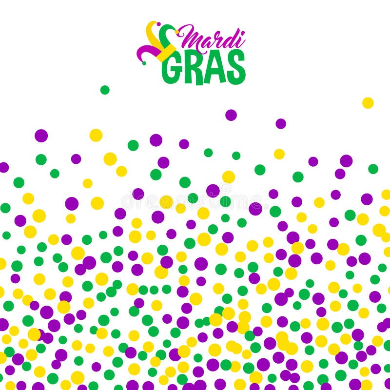 Modèle Abstrait Lumineux De Mardi Gras De Point Illustration de Vecteur ...
