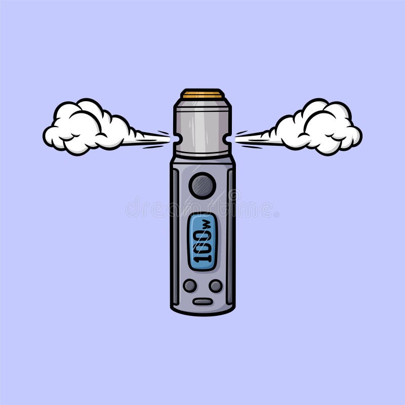 Mod and Clouds Vector Cartoon Illustration Stock Vector - Illustration ...