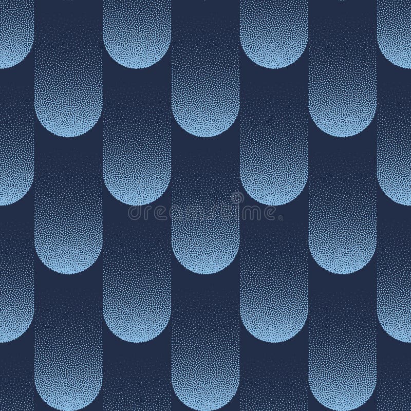 Mod Fashionable Seamless Pattern Trend Vector Blue Gorgeous Abstract ...