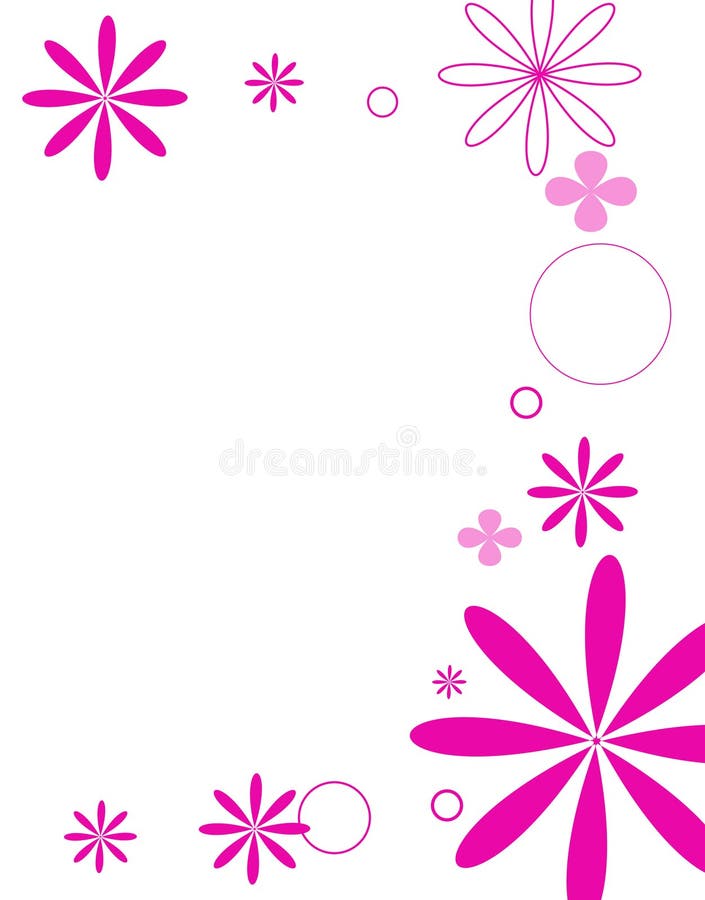 Mod flowers stock illustration. Illustration of background - 374351
