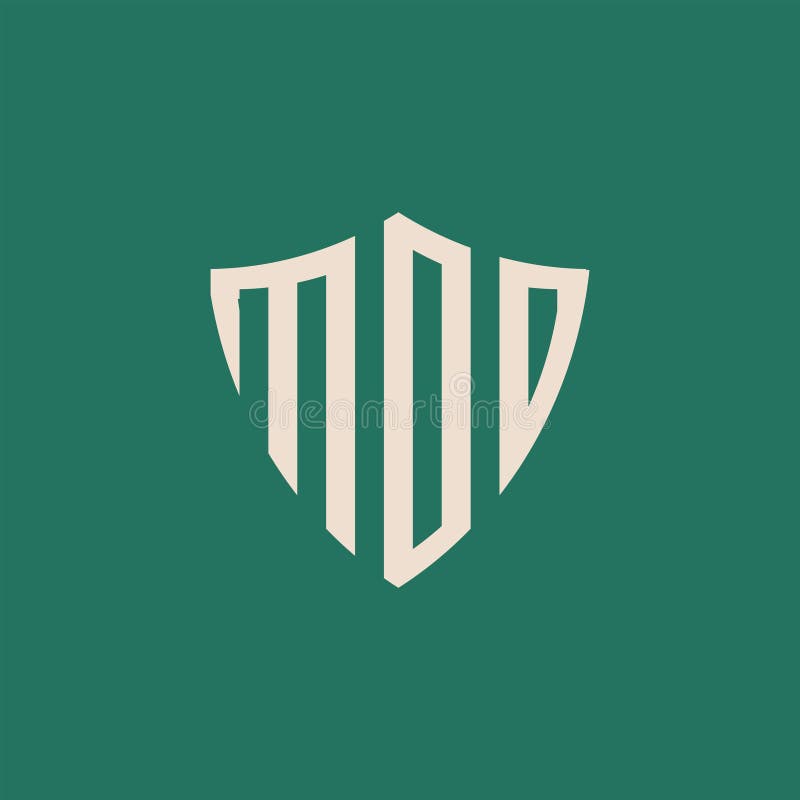 Mod Shield Abstract Monogram Letter Mark Vector Logo Stock Vector ...