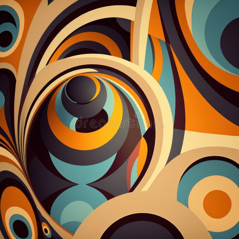 Mod style background stock illustration. Illustration of background ...