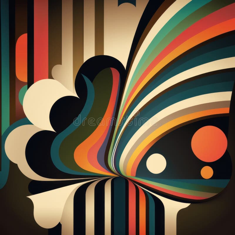 Mod style background stock illustration. Illustration of design - 270309299