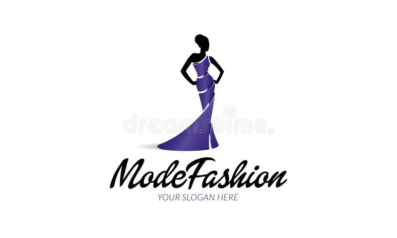 Moda Y Belleza Logo Template Del ` S De Las Mujeres Ilustración del ...
