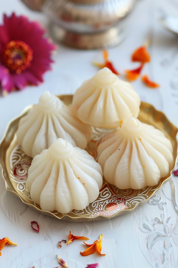 Modak hindu stock illustration. Illustration of vegetarian - 336430090