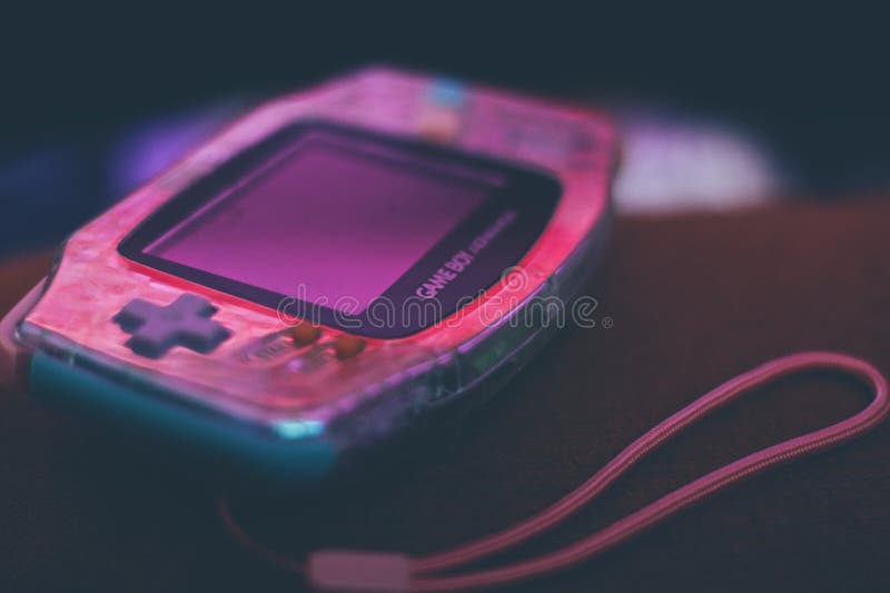 Modded Gameboy advance stock photo. Image of bokeh, buttons - 346917968