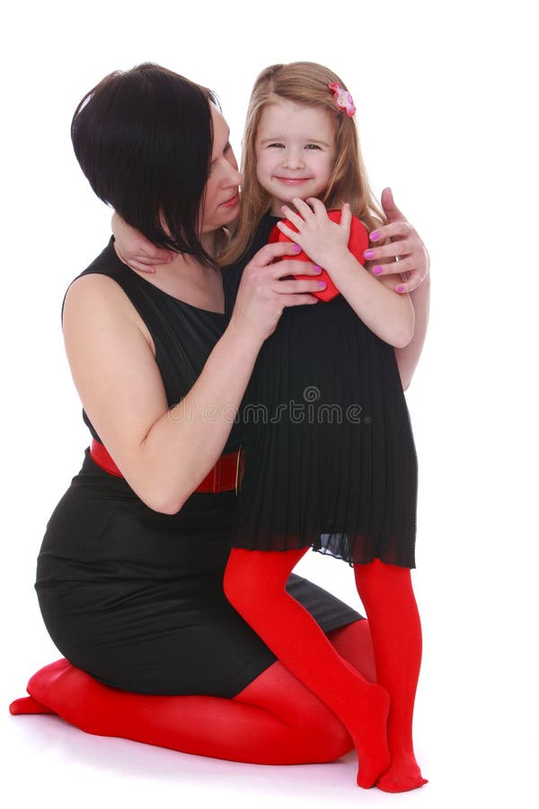 Mode-Mutter und Tochter stockbild. Bild von menschlich - 60450339