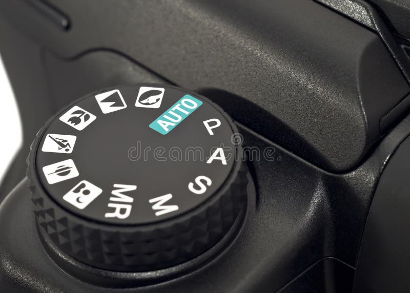 Av Dial Mode on Dslr Camera with Fingers on the Dial Stock Image ...
