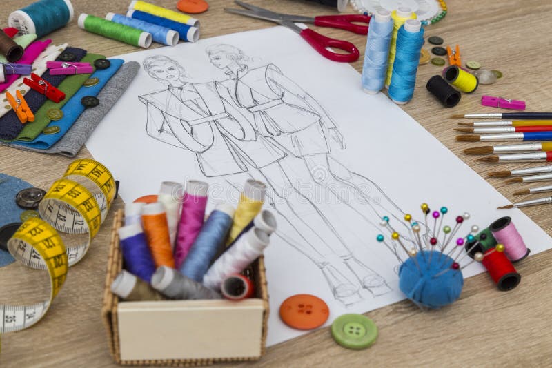 Modedesign stockfoto. Bild von zubehör, erstellen, kleid - 48978996