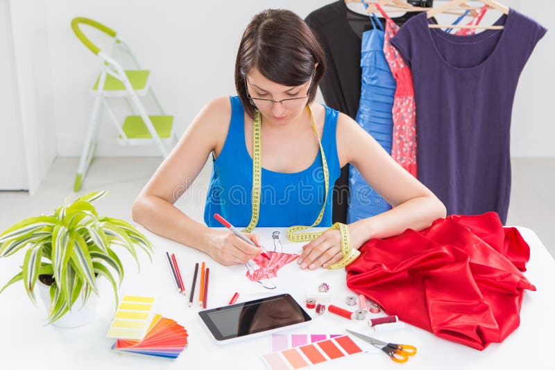 Modedesigner stockfoto. Bild von graphik, farbe, erstellen - 57324010
