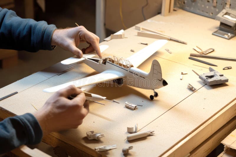 Model Airplane Construction Workshop Precision Hobby Craft and Design ...