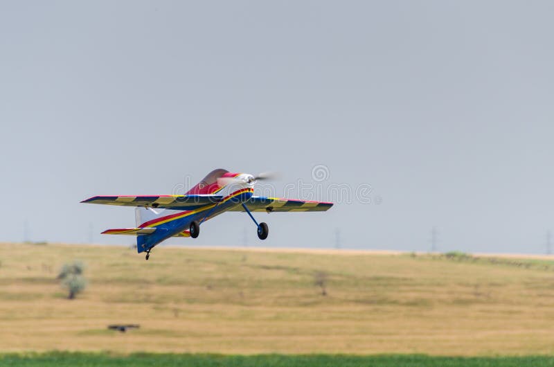 Airplane Takeoff. Concept of Success. Two in One Stock Image - Image of ...