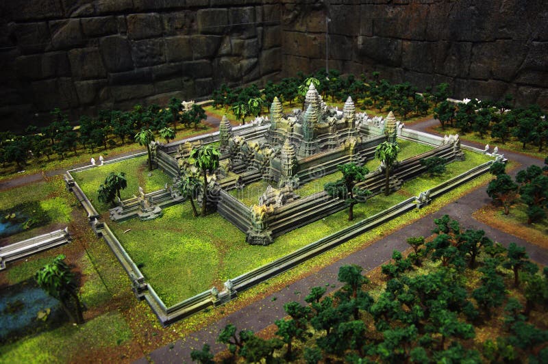 Model of Angkor Wat in Expo2010 Shanghai Editorial Stock Image - Image ...