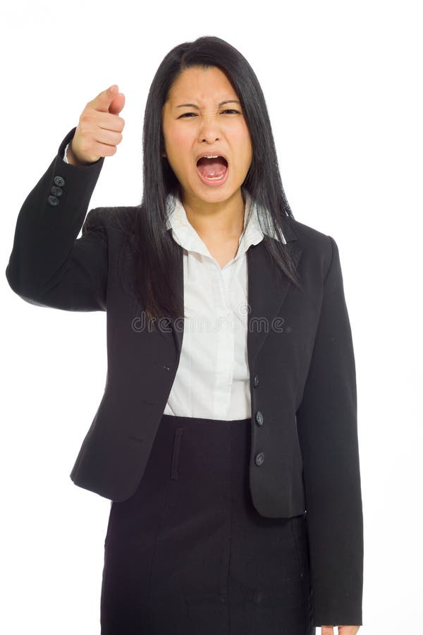 Model Angry Scolding and Pointing Stock Image - Image of angry, african ...