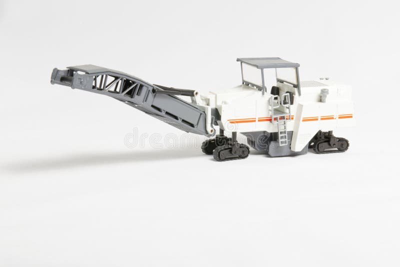Asphalt Cold Milling Machine Stock Photo - Image of profiler, road ...