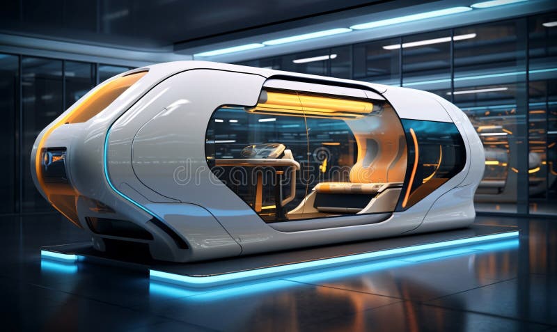 Model of the Autonomous Transport Vehicle of the Future. the Passenger ...