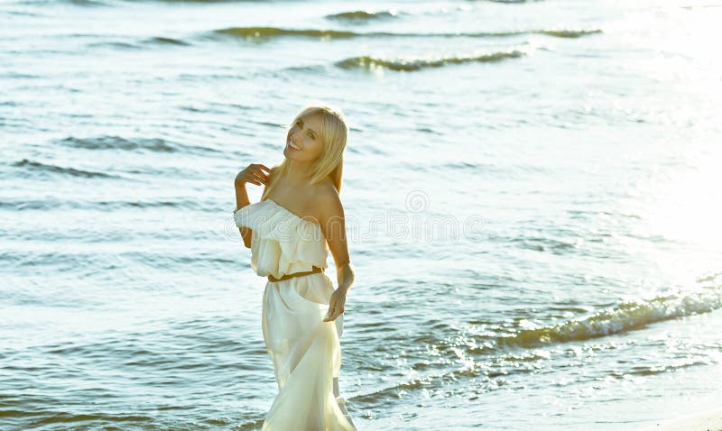 Model on the beach stock photo. Image of model, posing - 28898186