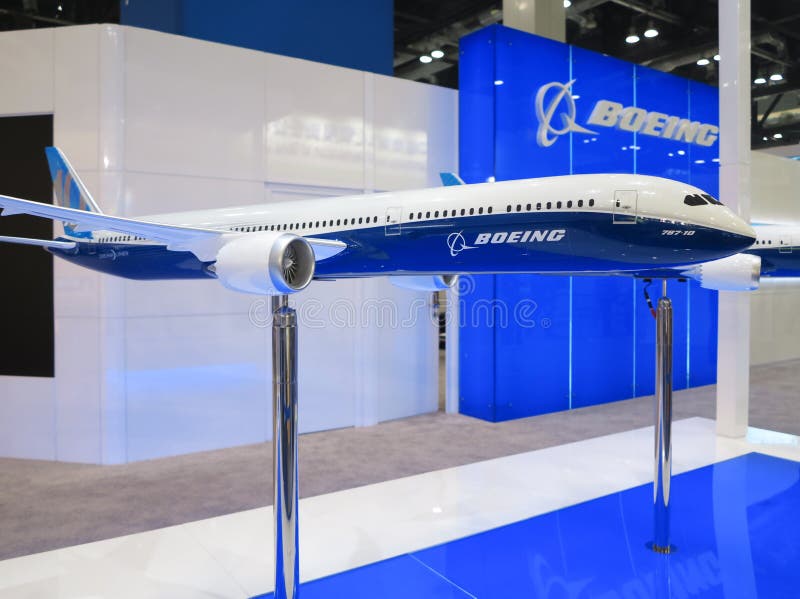 Model of BOEING 787-10 editorial image. Image of wing - 34287225