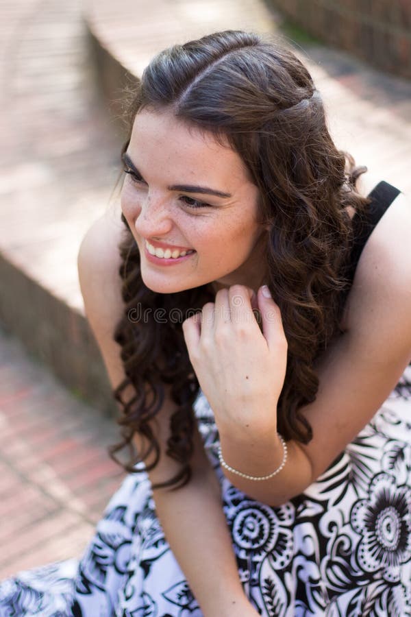 Model candid shot stock image. Image of shot, brunette - 75135245