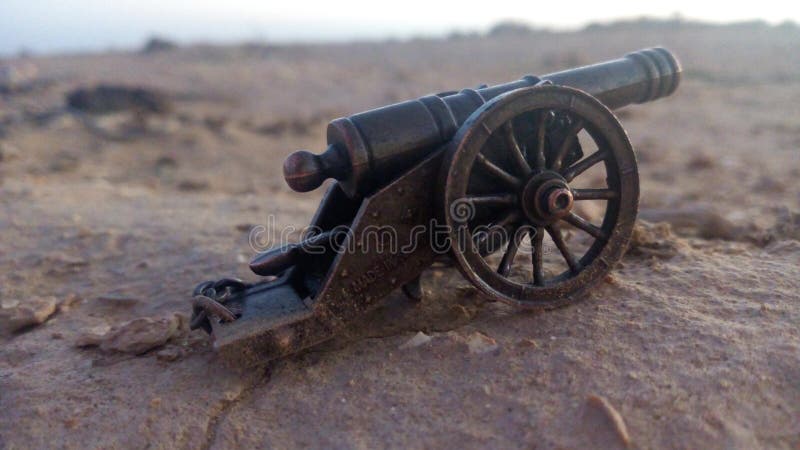 A Model of a Cannon from the Ancient Time Periods when Cannons Were ...