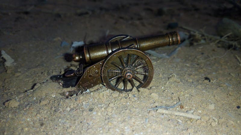 A Model of a Cannon from the Ancient Time Periods when Cannons Were ...