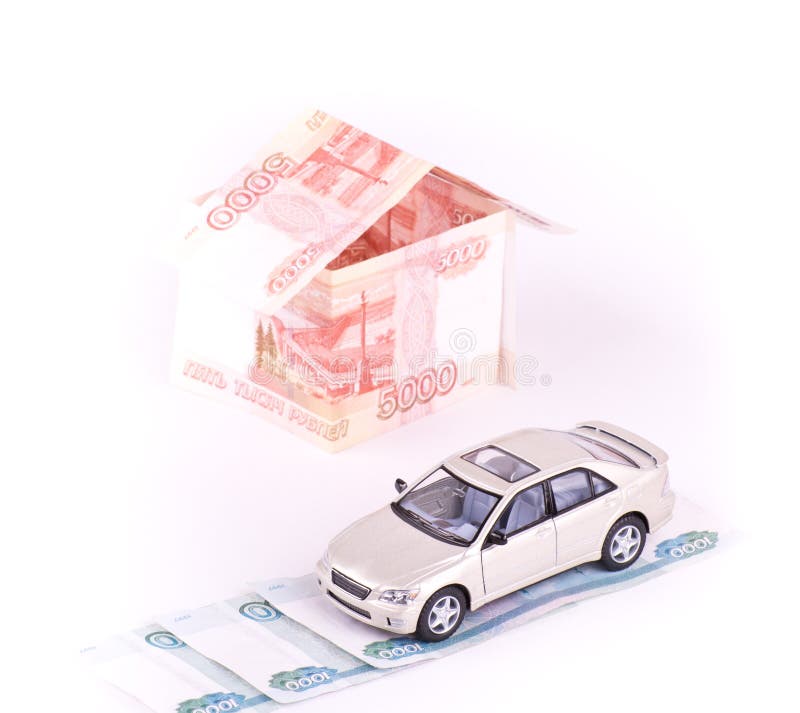 Model House Stack Banknotes Car Stock Photos - Free & Royalty-Free ...