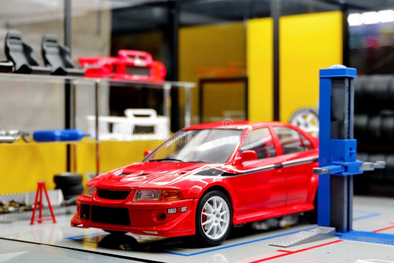 Model Cars Built for Collection instead of Real Cars. Stock Photo ...