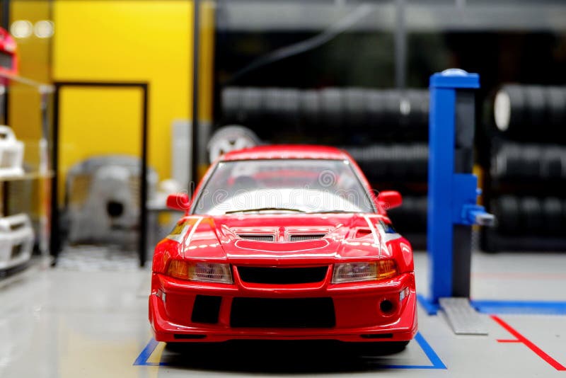 Model Cars Built for Collection instead of Real Cars. Stock Photo ...