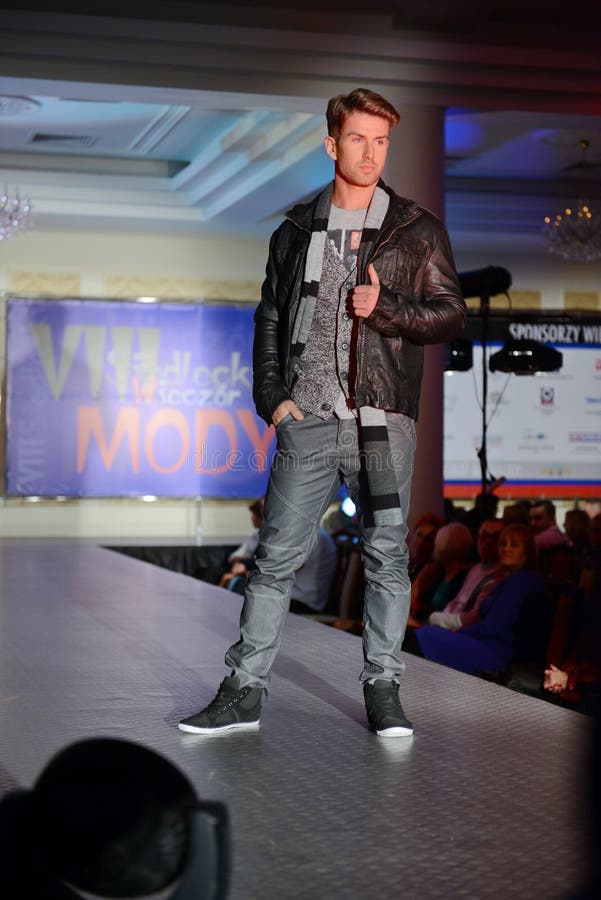 Model on catwalk editorial stock photo. Image of creative - 27854618