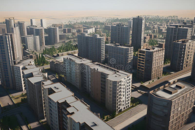 Model City Under Construction Stock Photo - Image of planning, abstract ...