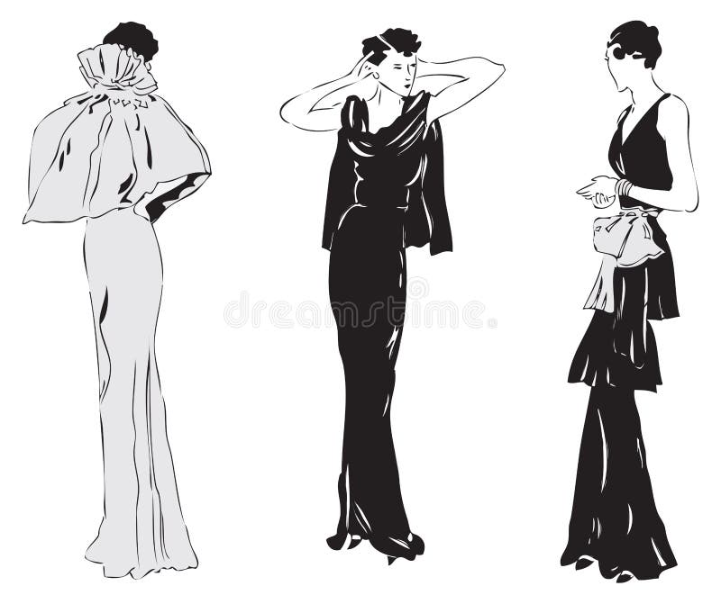 Model clothes stock vector. Illustration of clothes, style - 21779619