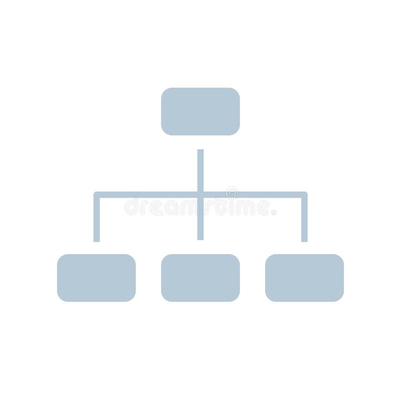 Hierarchy, Structure or Chain of Elements Icon. Control Pyramid ...