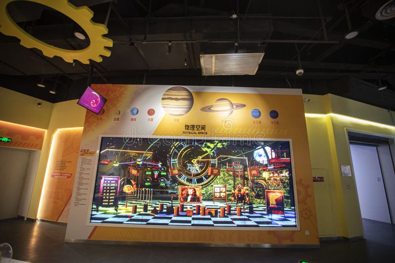 Exhibition Hall Exhibits in the Science and Technology Museum Editorial ...