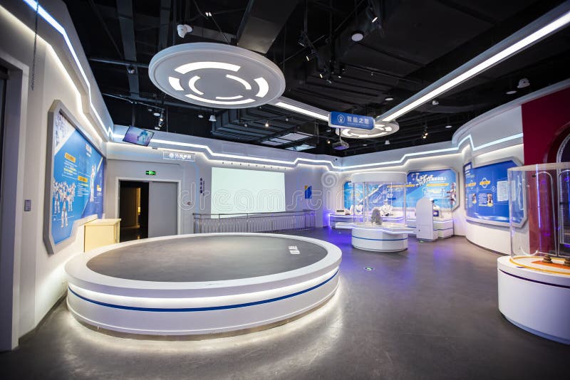 Exhibition Hall Exhibits in the Science and Technology Museum Editorial ...