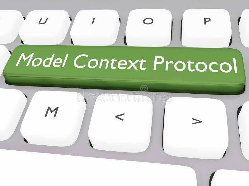Model Context Protocol Concept Stock Illustration - Illustration of intelligence, implementation ...
